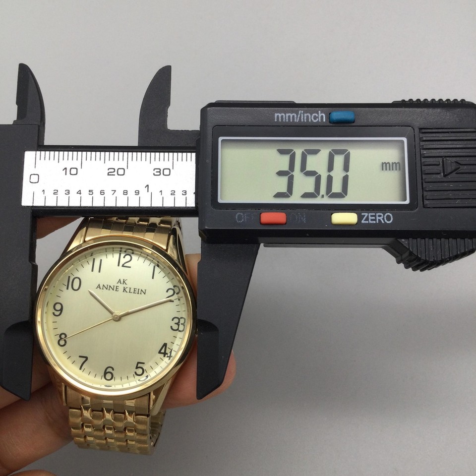 Anne Klein Watch 35mm Gold Tone Stainless Steel Stretch Band New ...