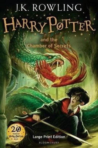 Harry Potter And The Chamber Of Secrets (Book 2) Large Print edition ...
