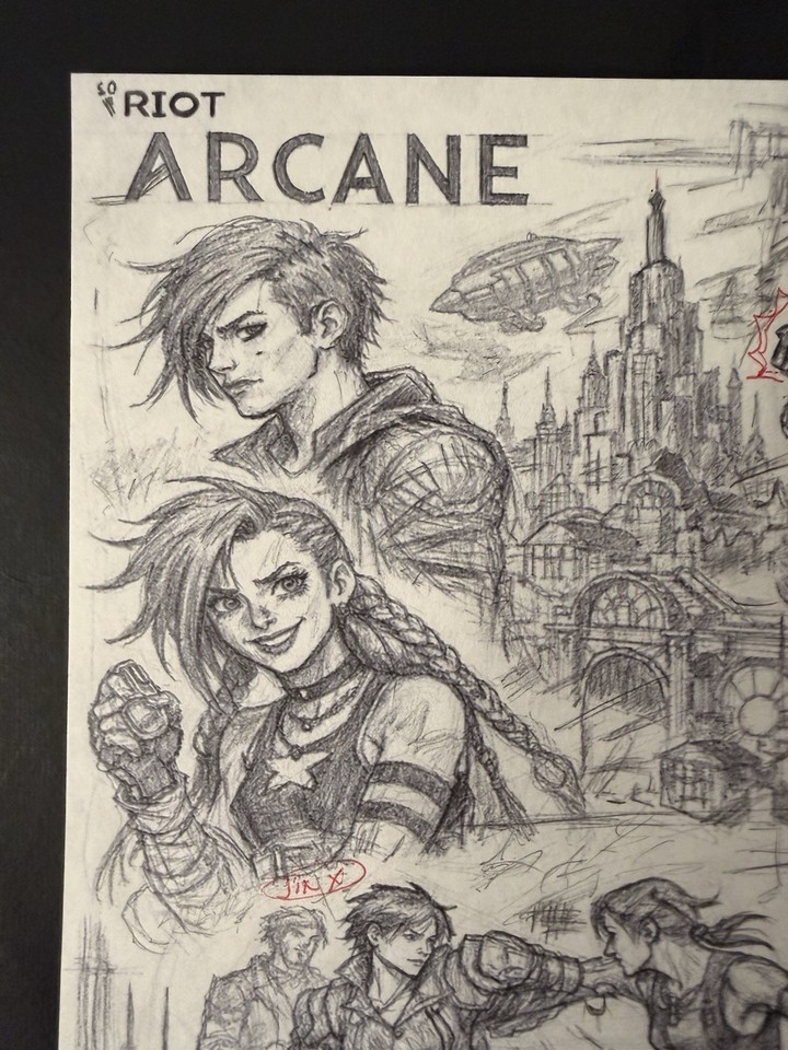 ARCANE: LEAGUE OF LEGENEDS Production Artwork (Fortiche Production ...