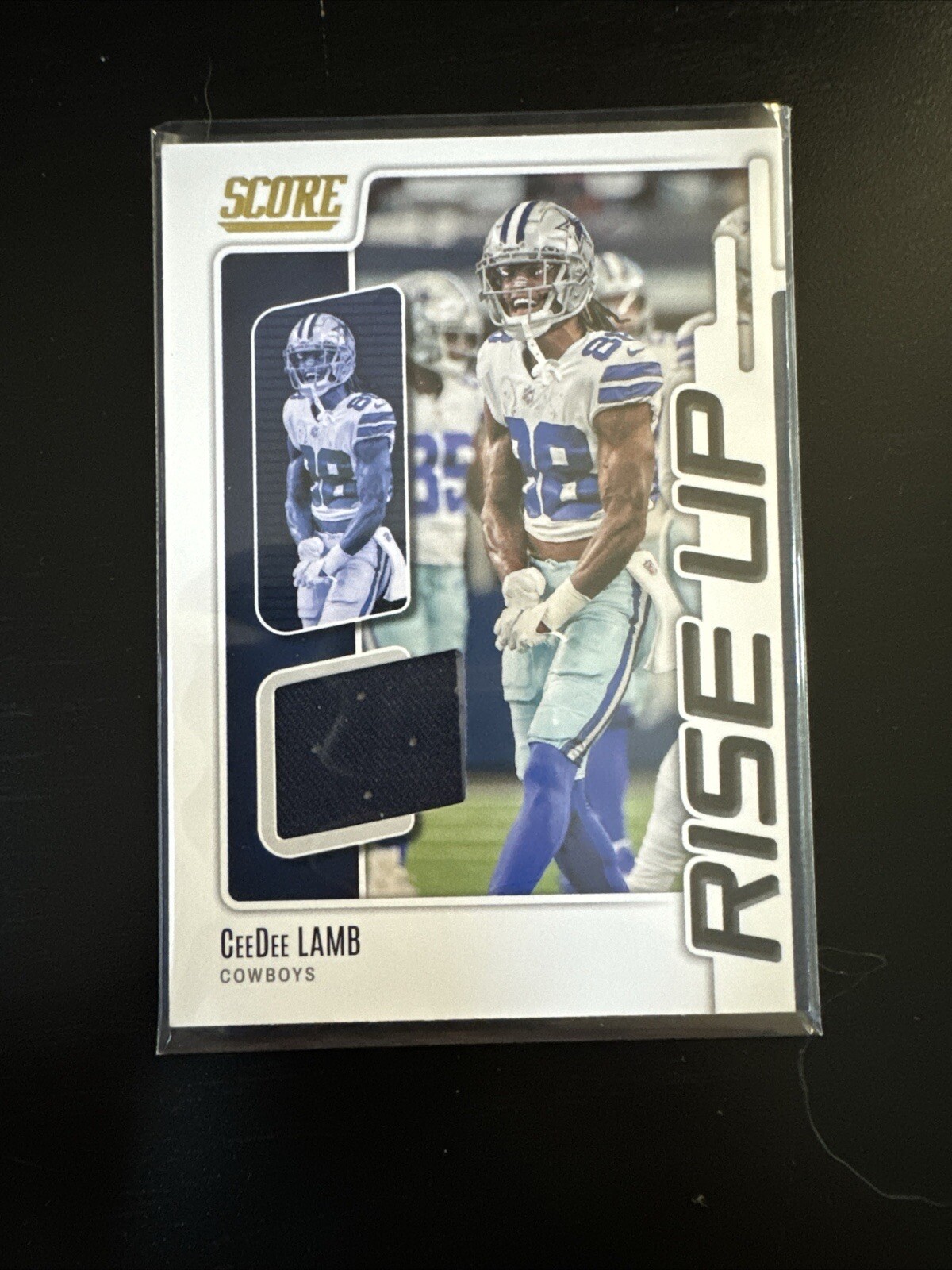 2022 Panini Score Ceedee Lamb Rise Up Jersey Patch Relic #RU3 Dallas ...