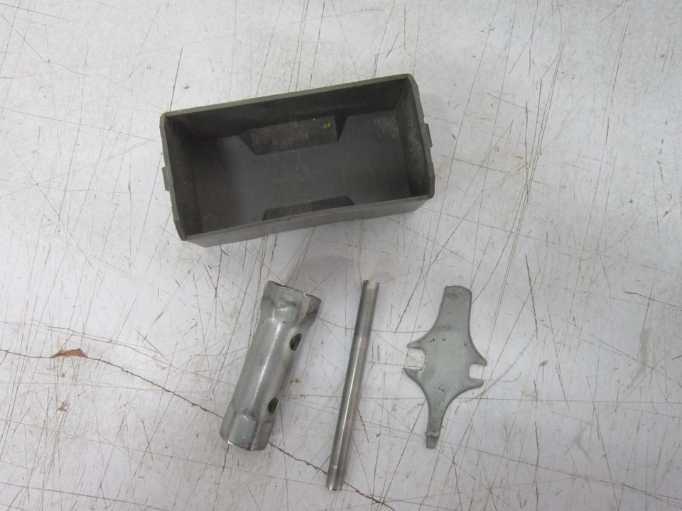 1977 Vespa Piaggio Ciao Moped Partial Tool Kit and Tool Tray | eBay