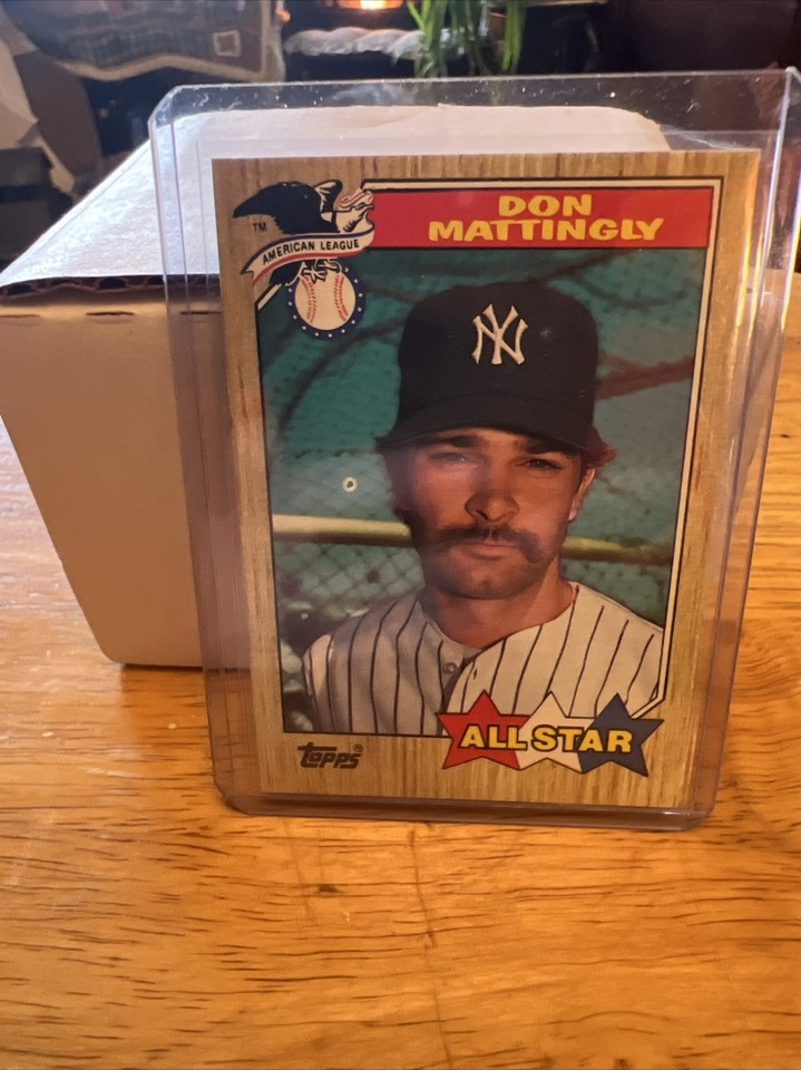 Very Rare 1987 Topps Don Mattingly AS White Dot Error Baseball Card 1/1 ...
