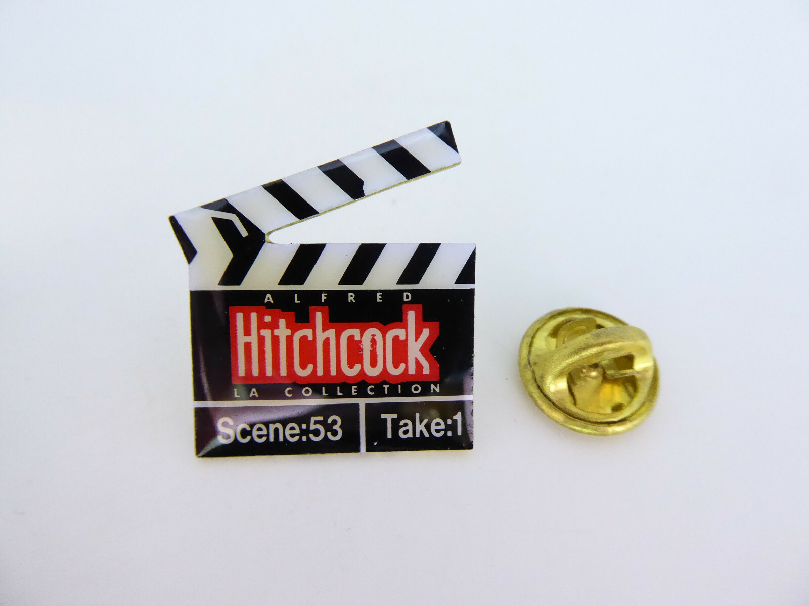 Pin's Pins Badge CLAP / FILM CINEMA / ALFRED HITCHCOCK / TOP ! | eBay