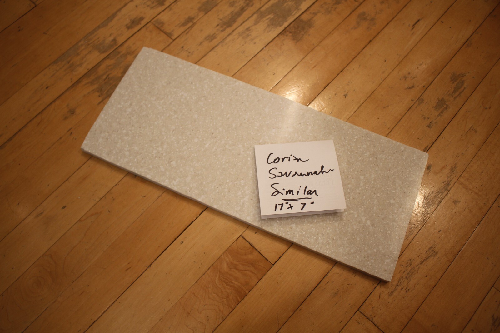 Corian Savannah-similar SOLID SURFACE cutting board, 17x7 | eBay