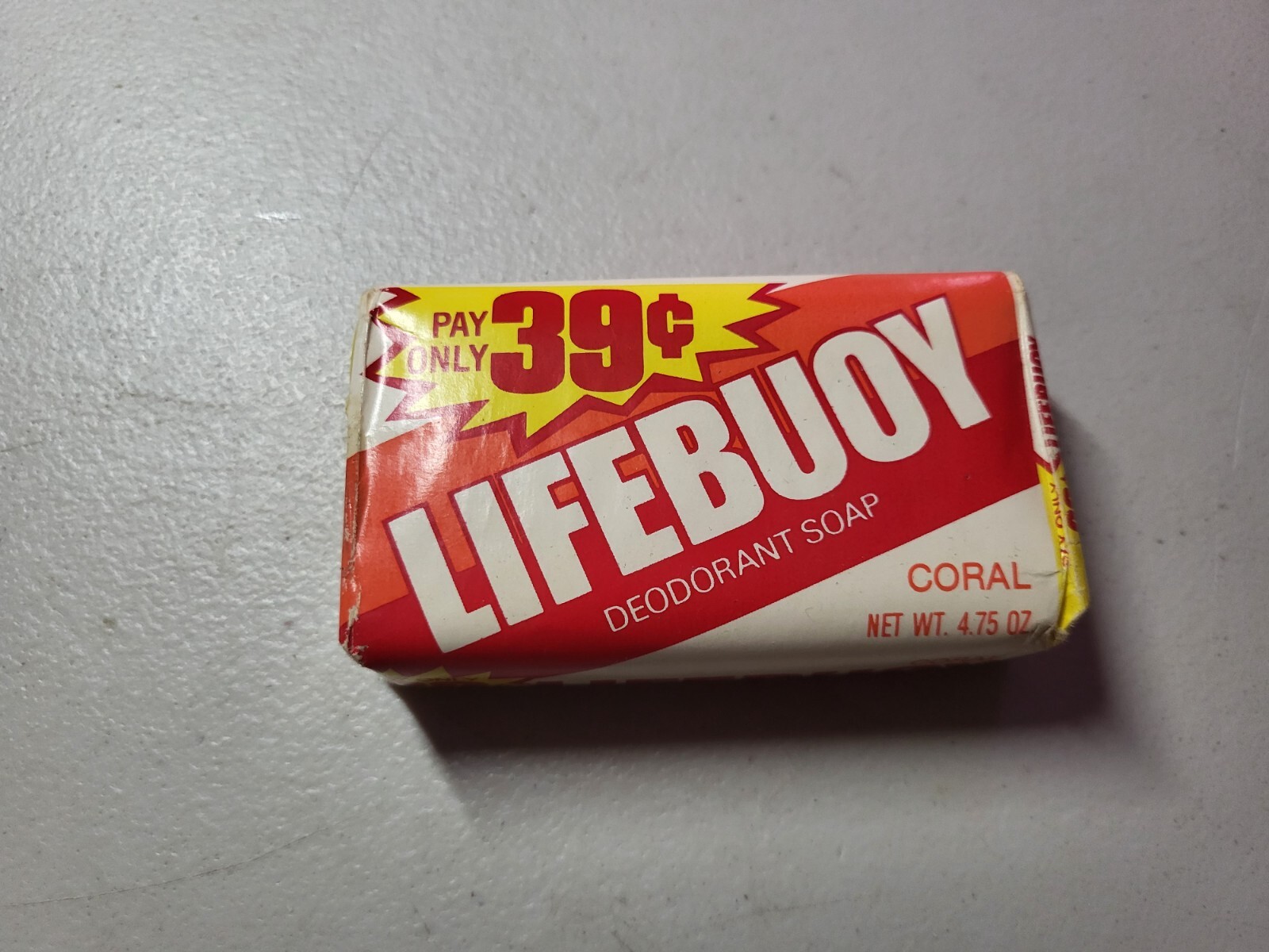Vtg 90s Lifebuoy Coral Red Bar Soap Old Stock New Sealed Prop 1990s ...