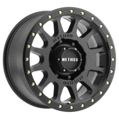 Method MR305 NV HD 18x9 +18mm Offset 8x170 130.81mm CB Matte Black ...