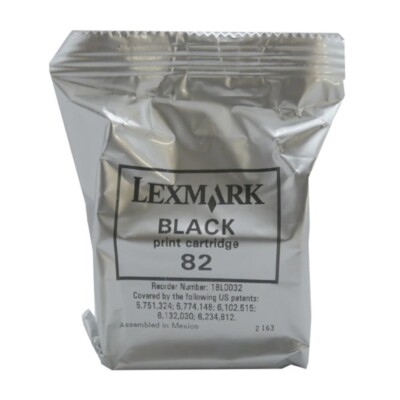 Original Lexmark Tintendruckkopfpatrone 82 Noir pour X 5100 6100 ...