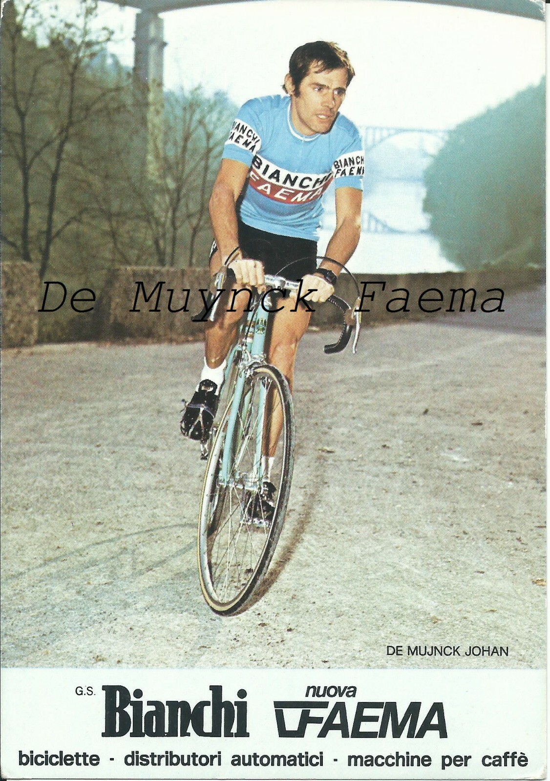 Original photograph/Johan De Muynck, Belgium Bianchi Faema advertising ...