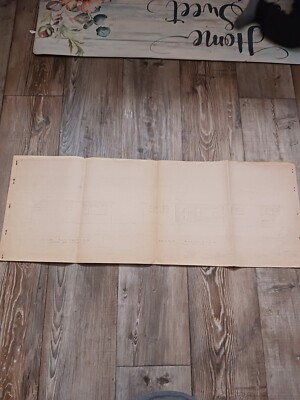 Vintage Set Of House Plans Large Blue Print Packet | eBay