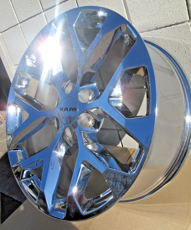 2022 RAM 1500 6 Lug 22" Chrome Wheels Rims 5668 FACTORY SPEC | Set of 4 ...