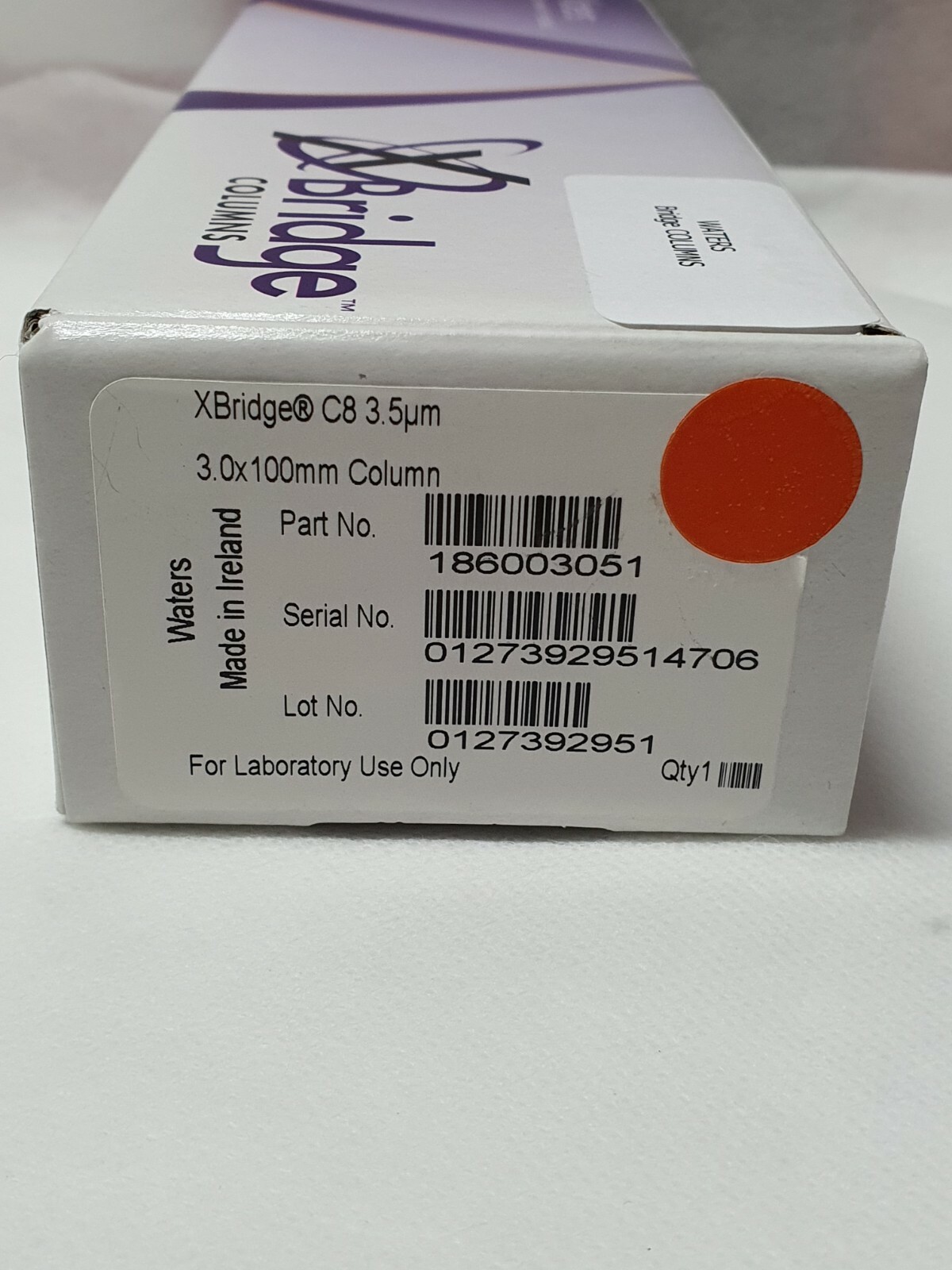 Item No : 186003051 Waters XBridge C8 Column, 3.5 µm, 3.0 x 100 mm | eBay