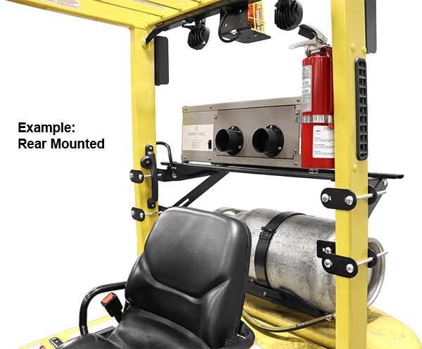 Forklift A/C Add On - Cabin Cool Unit, 12V, with 32"-42" Rear Cab ...