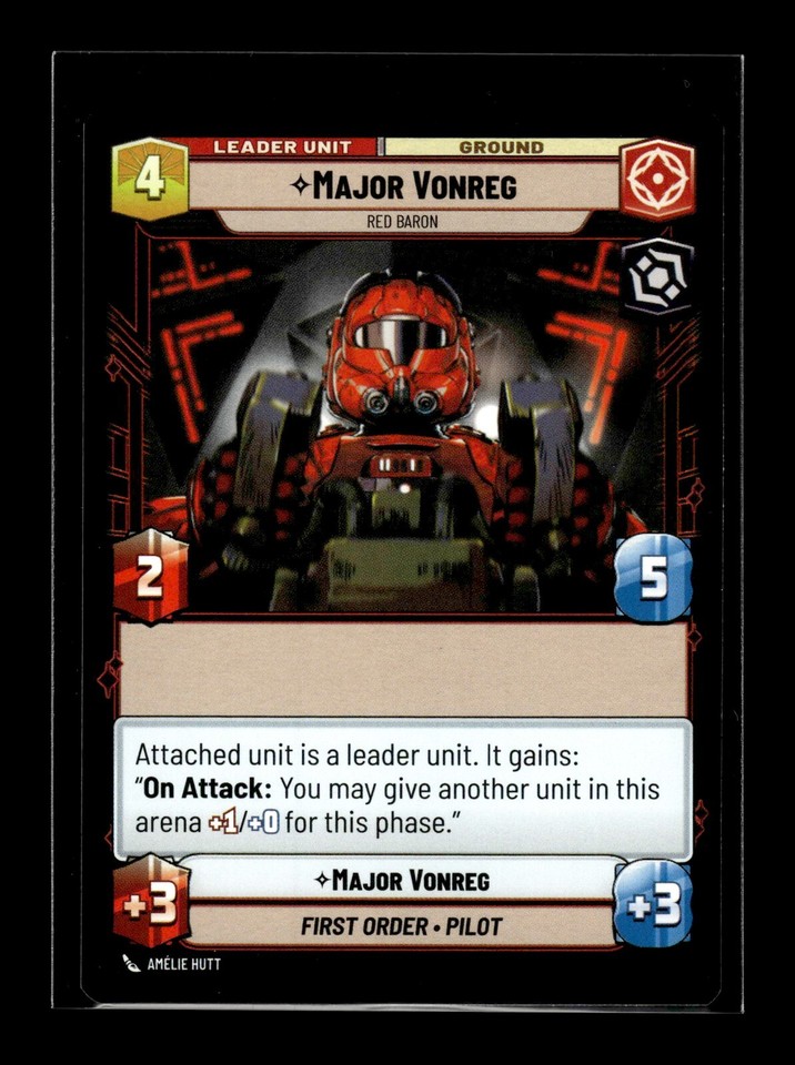 MAJOR VONREG - RED BARON Jump to Lightspeed #11 JTL(NM+)(SWU) | eBay