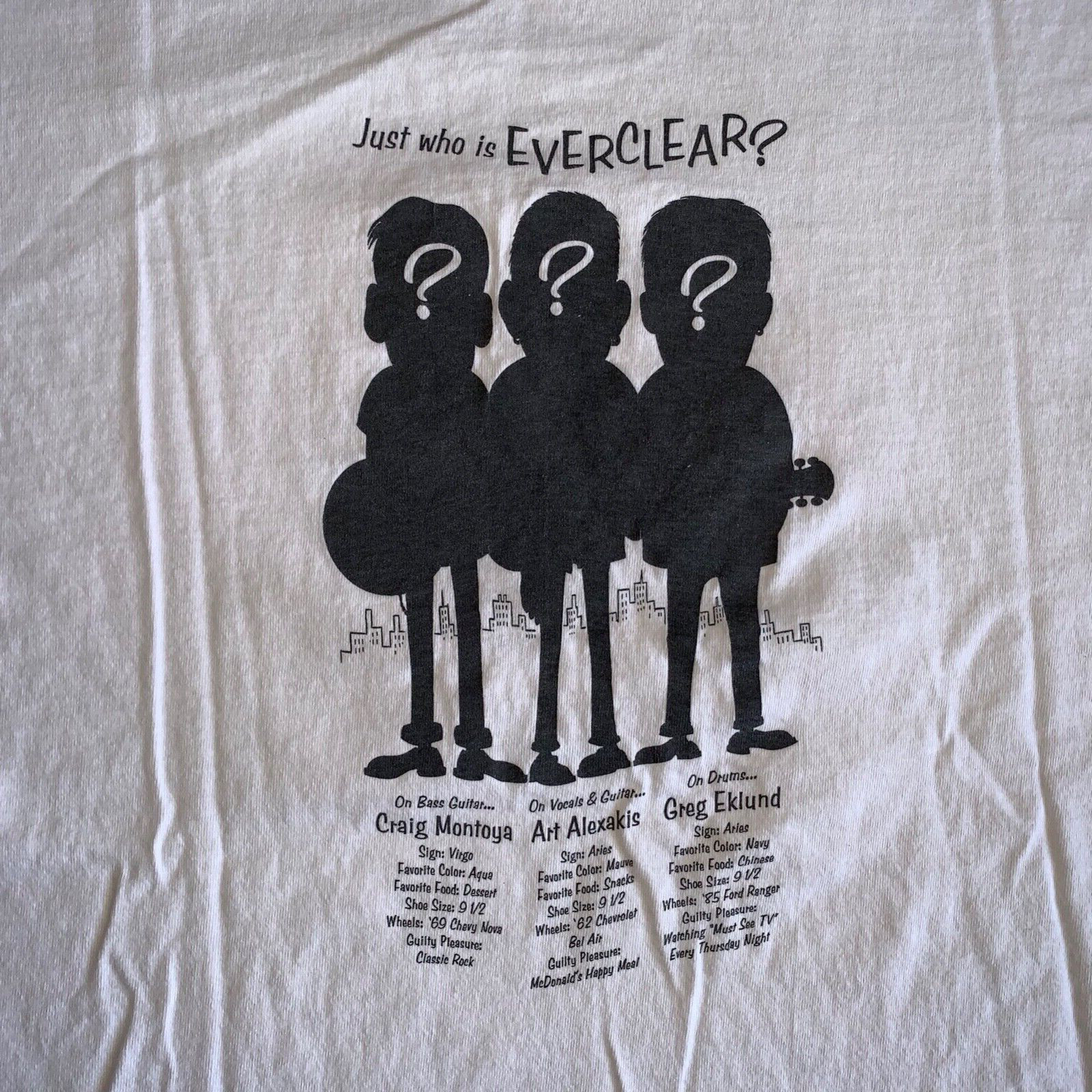 1995 VINTAGE 90s EVERCLEAR (ALTERNATIVE ROCK BAND) T-… - Gem