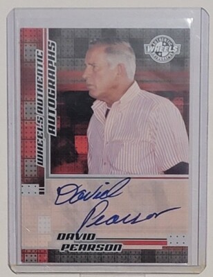 David Pearson NASCAR Legend 2004 Wheels Autograph Auto Trading Card COA ...