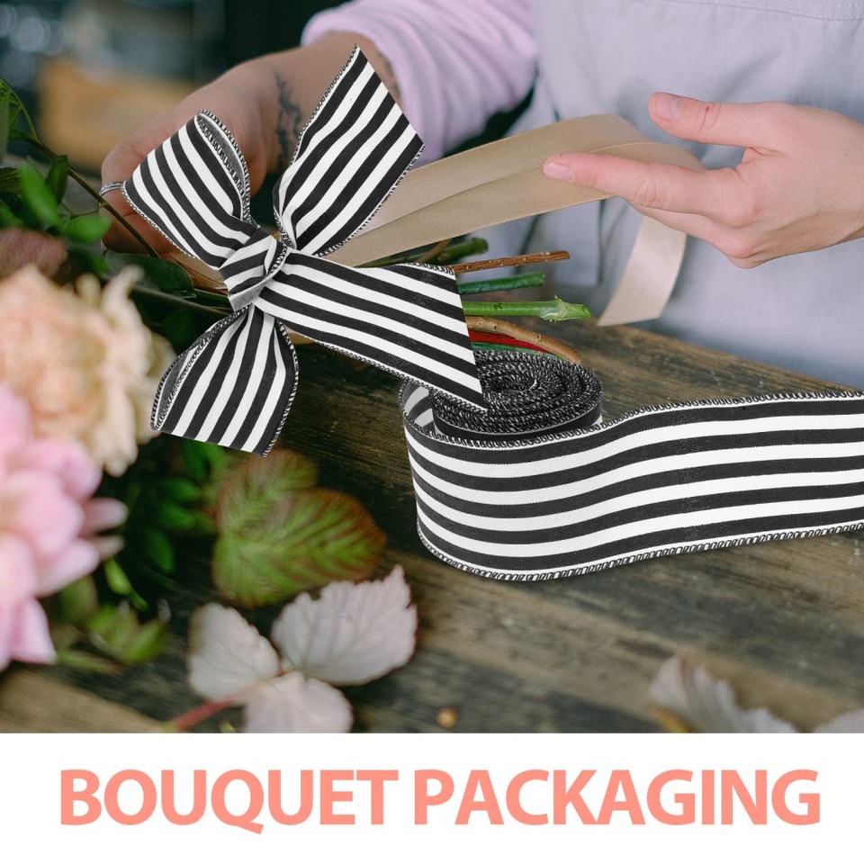 Polyester Ribbon, with Stripe Pattern, Vintage Ribbons for Crafts Cake ...