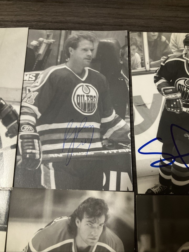 Edmonton Oilers Autographed Postcard Lot | eBay