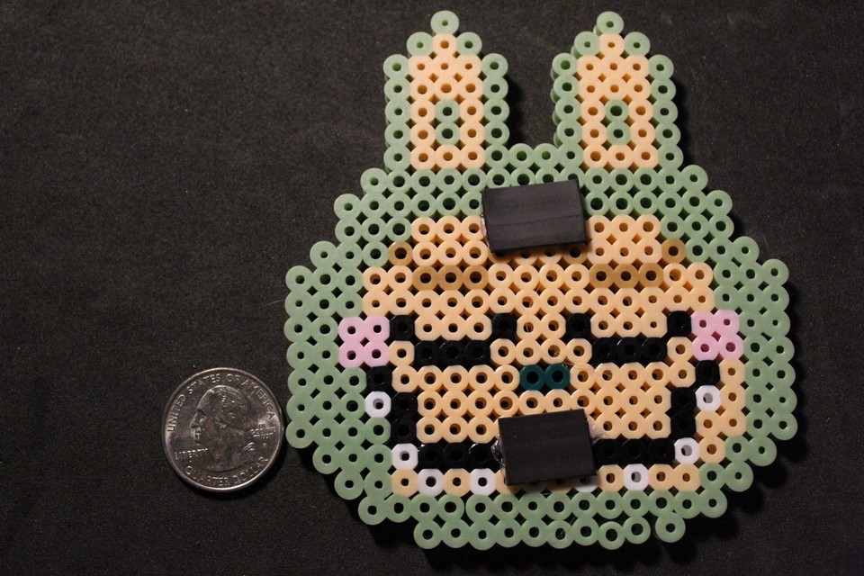 Labubu Perler Bead Art w/Magnet | eBay