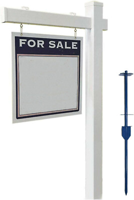 House For Sale Sign Post. Heavy Duty PVC 72" Easy Fit. | eBay