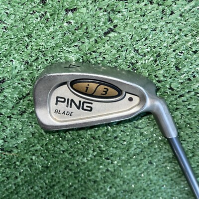 Ping i3+ Blade Black Dot 4 Iron RH Stiff Graphite Shaft Grip Rite Swing ...