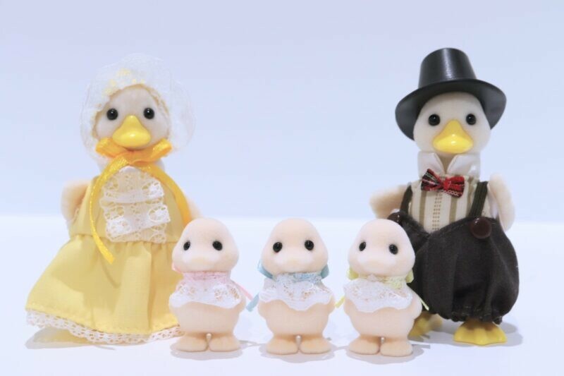 Sylvanian Families Calico Critters Duck Family C-64 Japan brand new ...