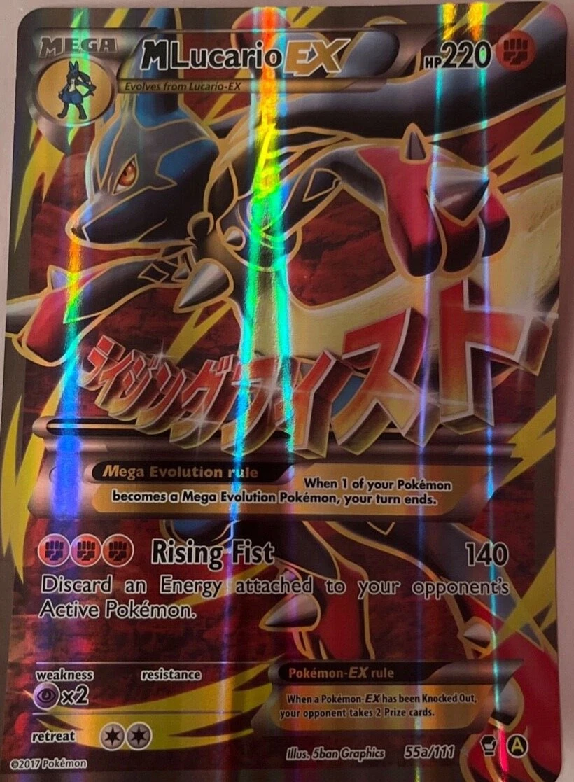 Mega Evolution Lucario Card
