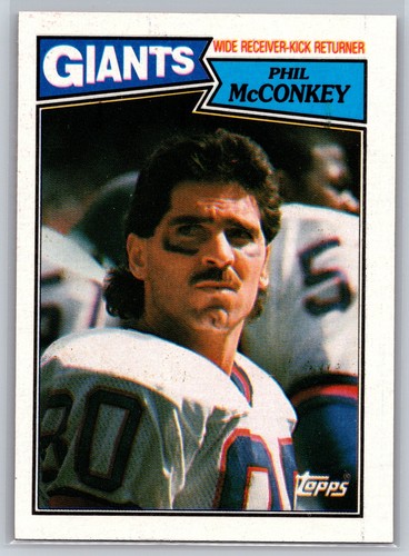 1987 Topps #16 Phil McConkey New York Giants | eBay