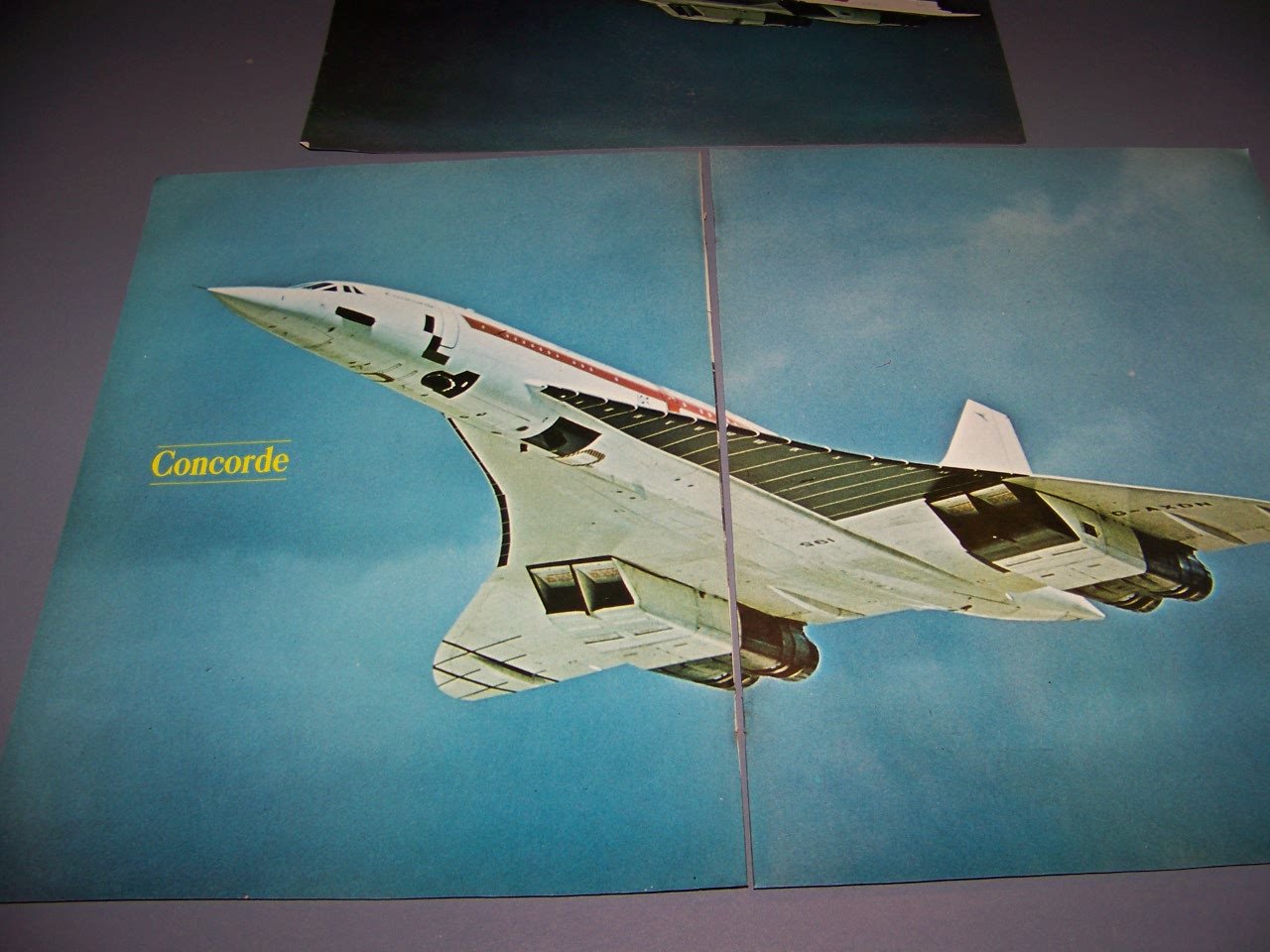 VINTAGE..CONCORDE ..COLOR PHOTO PAGES..RARE! (697Q) | eBay