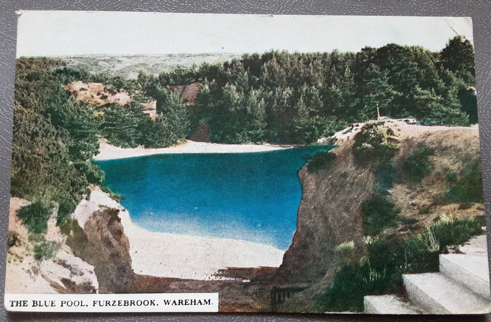 The Blue Pool Furzebrook Wareham Dorset Postcard | eBay UK