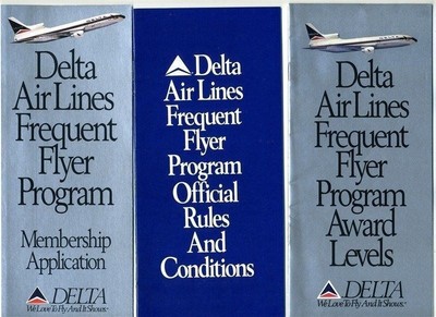 Delta Air Lines Frequent Flyer Rules Award & Membership Application ...