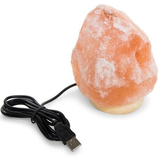 Himalayan Salt Lamp Rock Natural Crystal Pink Small Ionic Stone Night ...