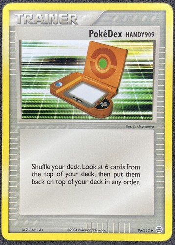 Pokémon PokéDex HANDY 909 96/112 RG FireRed & LeafGreen LP | eBay