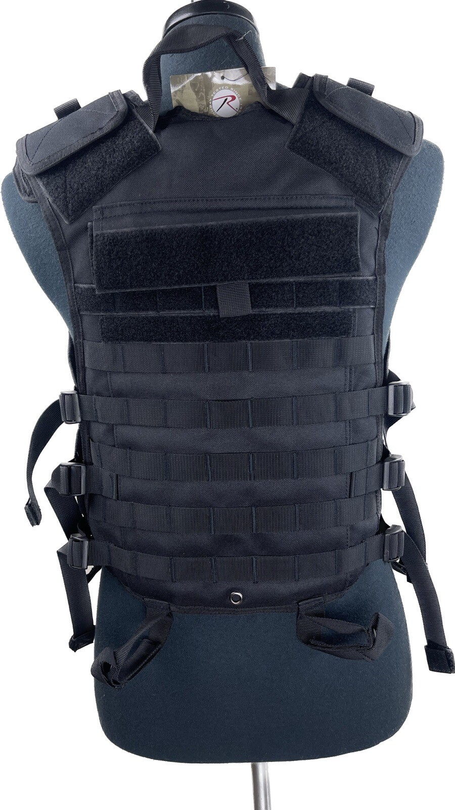Lightweight Tactical Utility Vest MOLLE Modular Black Rothco 7206 for ...
