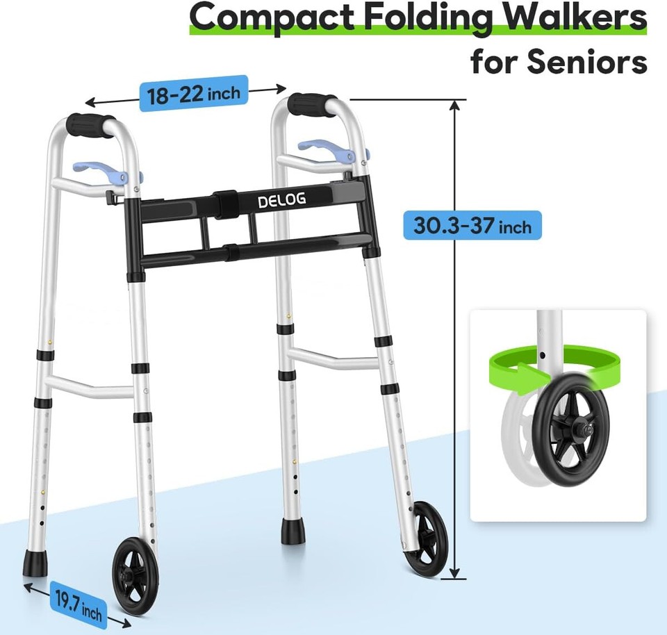 Narrow Walkers for Seniors, Small Walkers for Seniors Tight Spaces | eBay