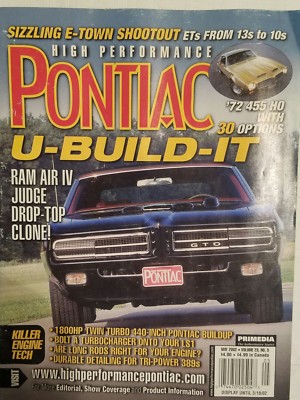 High Performance Pontiac Magazine May 2002 1800 HP Twin Turbo R/A IV ...