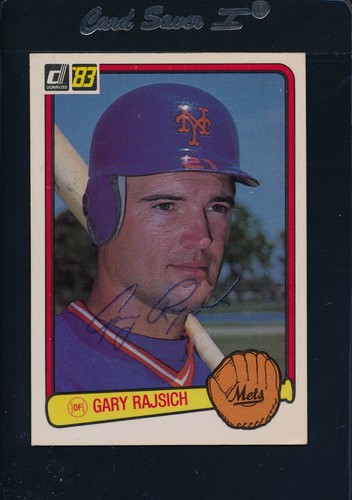 1983 Donruss #599 Gary Rajsich Mets Signed Auto *22689 | eBay