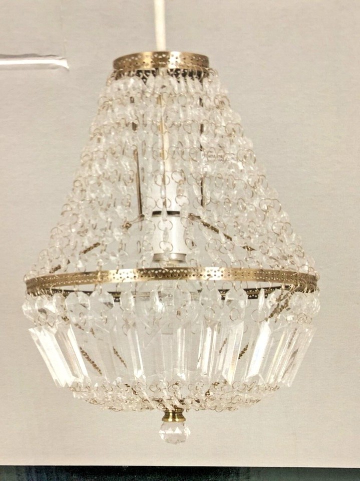 Modern Chandelier Acrylic Crystal Light Shades Droplet Ceiling Pendant ...