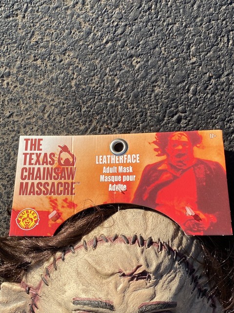 Rubies Adult Deluxe Leatherface Overhead Latex Mask – Texas Chainsaw ...