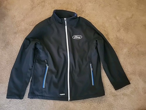 Ford Choko Authentic Apparel Mens Jacket XXL Black Full Zip LIKE NEW | eBay