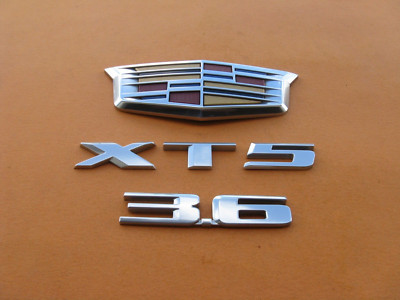 17 18 19 20 21 22 23 CADILLAC XT5 3.6 REAR EMBLEM LOGO BADGE 23201853 ...