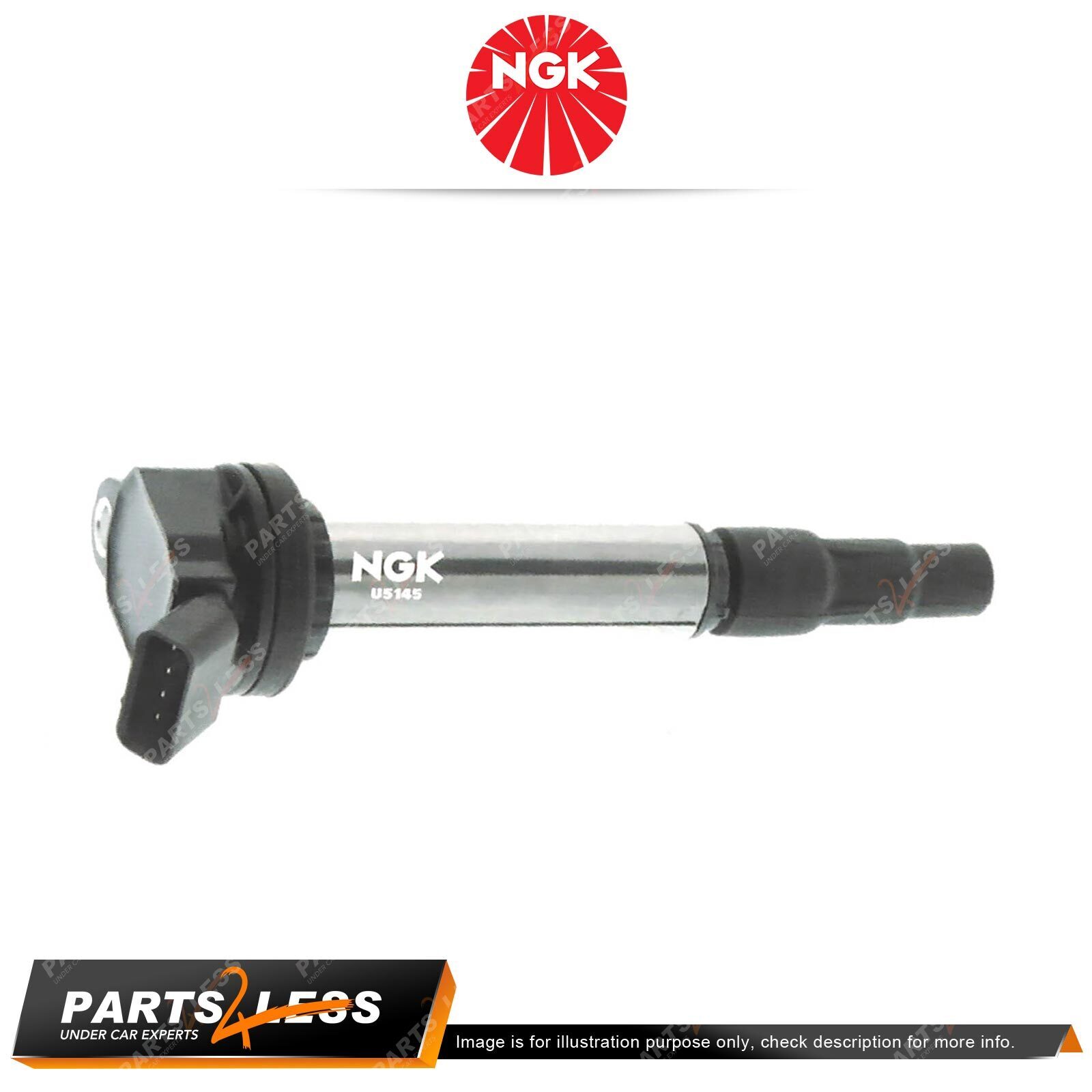 NGK Ignition Coil U5145 - Ignition System Single Coil Refer 9091902252 ...