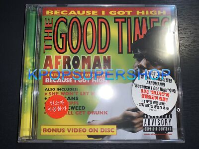 Afroman 4th Album The Good Times CD Booklet New Sealed Rare Because I ...