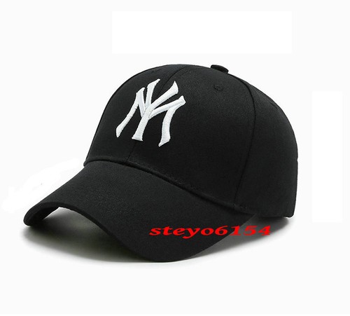 New Fashion NY Baseball Caps Outdoor Casual Peaked Warm Cap Black Hats ...