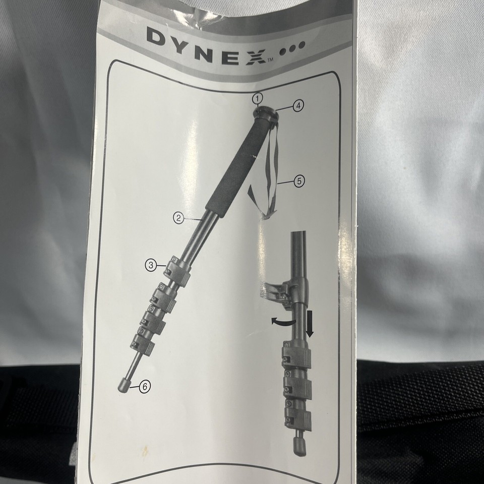 Dynex DX-SW040 Monopod For Lightweight Cameras & Camcorders Extends To ...