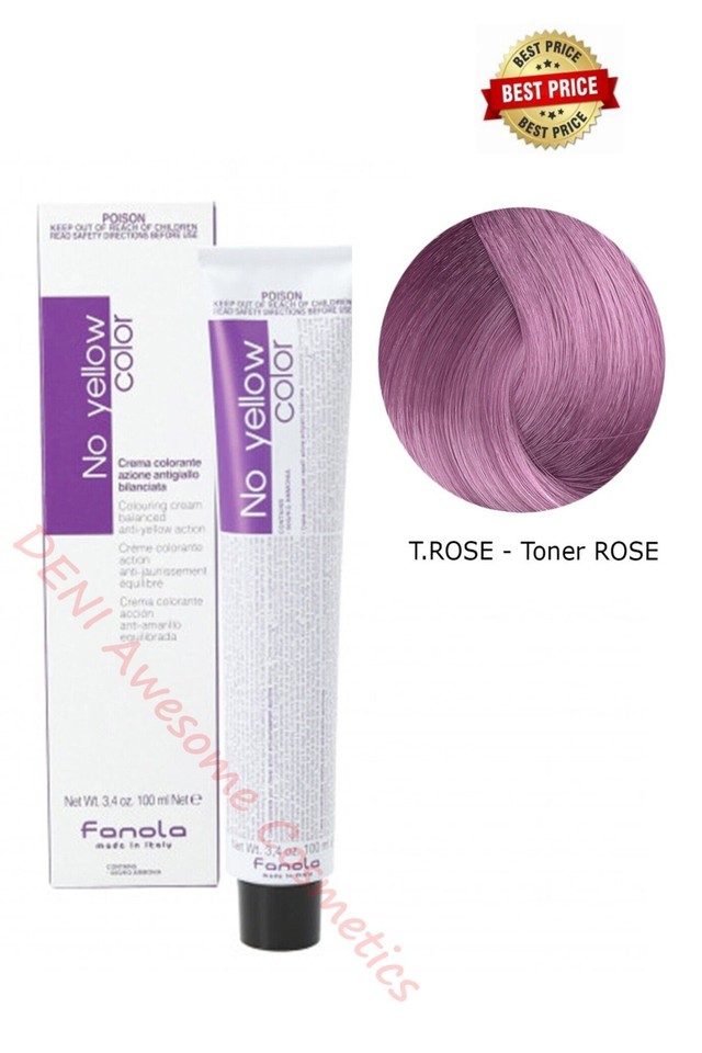 Fanola No Yellow Color Cream Colouring Blonde Hair Dye Anti Yellow ...