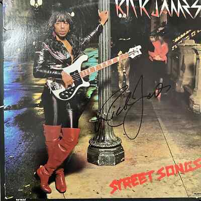 Rick James Signed Street Songs LP Album ICZ Dave Norman Autograph COA ...