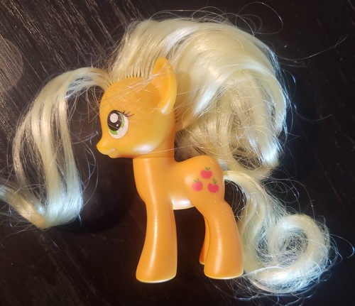 My Little Pony G4 Applejack Brushable Toy A4 13051 C029A 2010 as is See ...