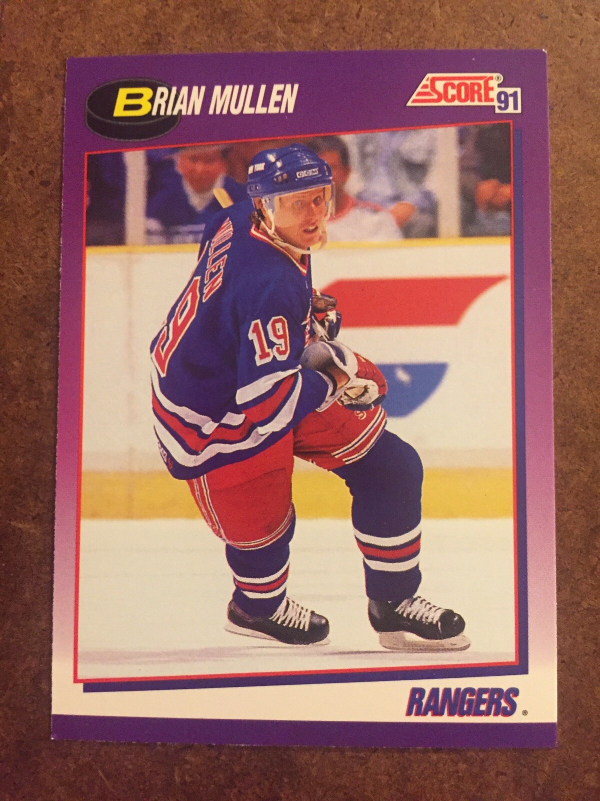 Brian Mullen 59 Score 1991 NHL Hockey Trading Card | eBay