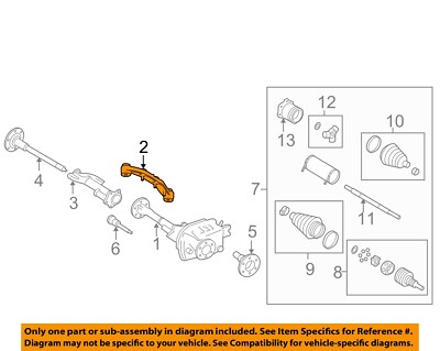 GM OEM Carrier Front Axle-Mount Bracket Left 23104736 | eBay