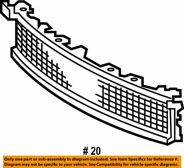 53113-53060 Toyota Grille, radiator, lower 5311353060, New Genuine OEM ...